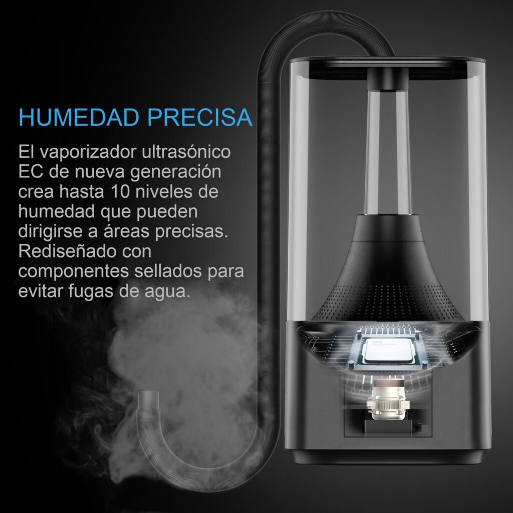 CLOUDFORGE T3, Humidificador ambiental para plantas, 4,5 L, controles ...